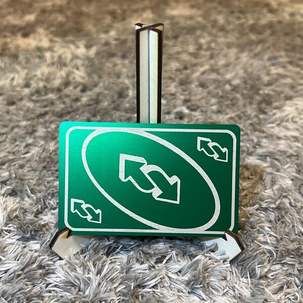 Green Uno Reverse Card - Etsy