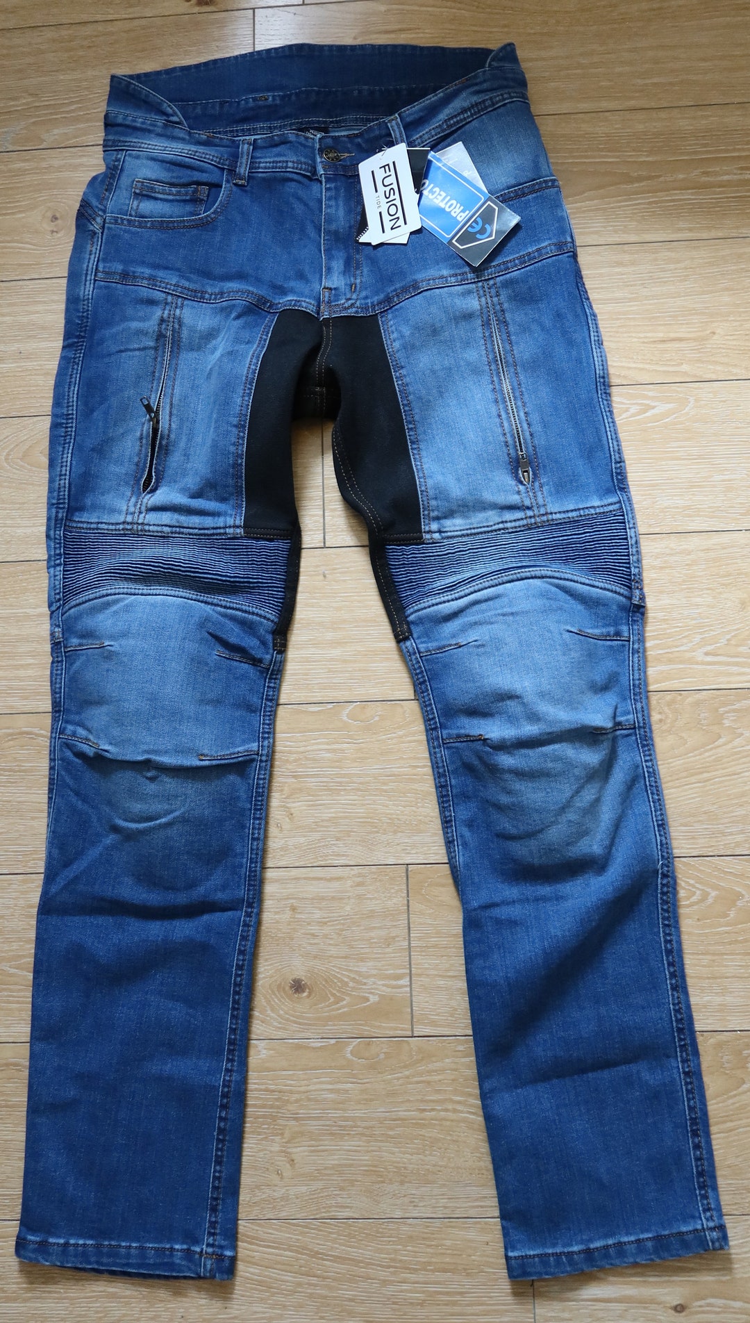 Motorcycle Kevlar Jeans Men's Motorbike Trousers KEVLAR Lined Denim ...