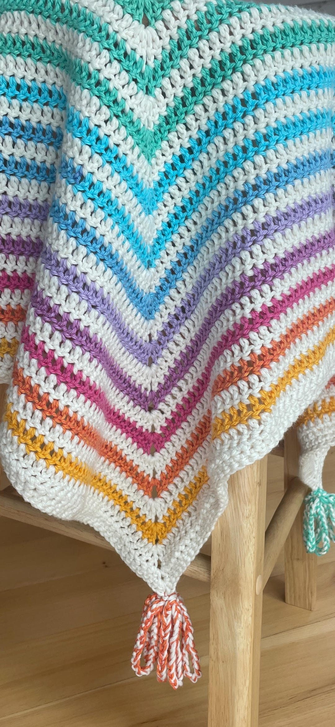 Twirl and Swirl Baby Blanket Crochet Pattern With Step by Step ...