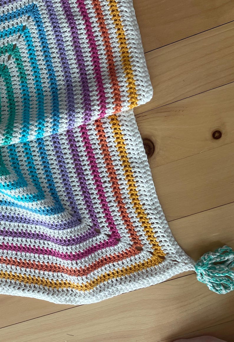 Twirl and Swirl Blanket Crochet Pattern Includes Step by Step ...