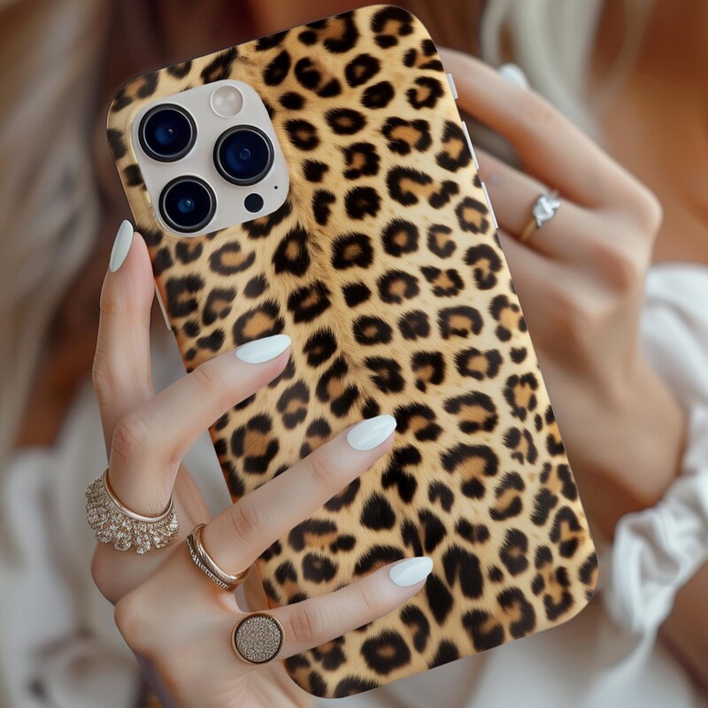 Leopard Design Phone Case - Etsy
