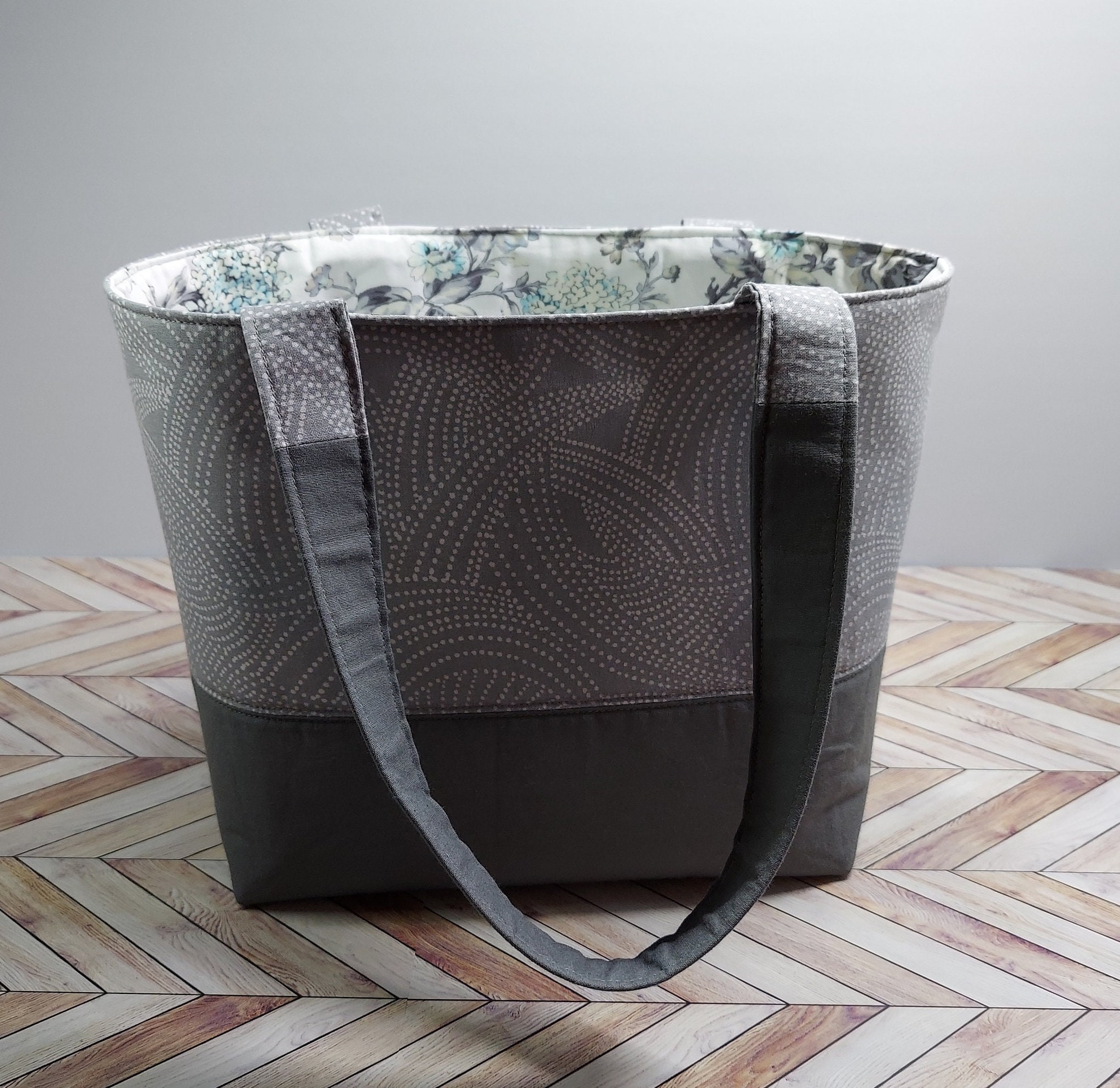 Handmade Tote Bag, Fabric Tote - Etsy