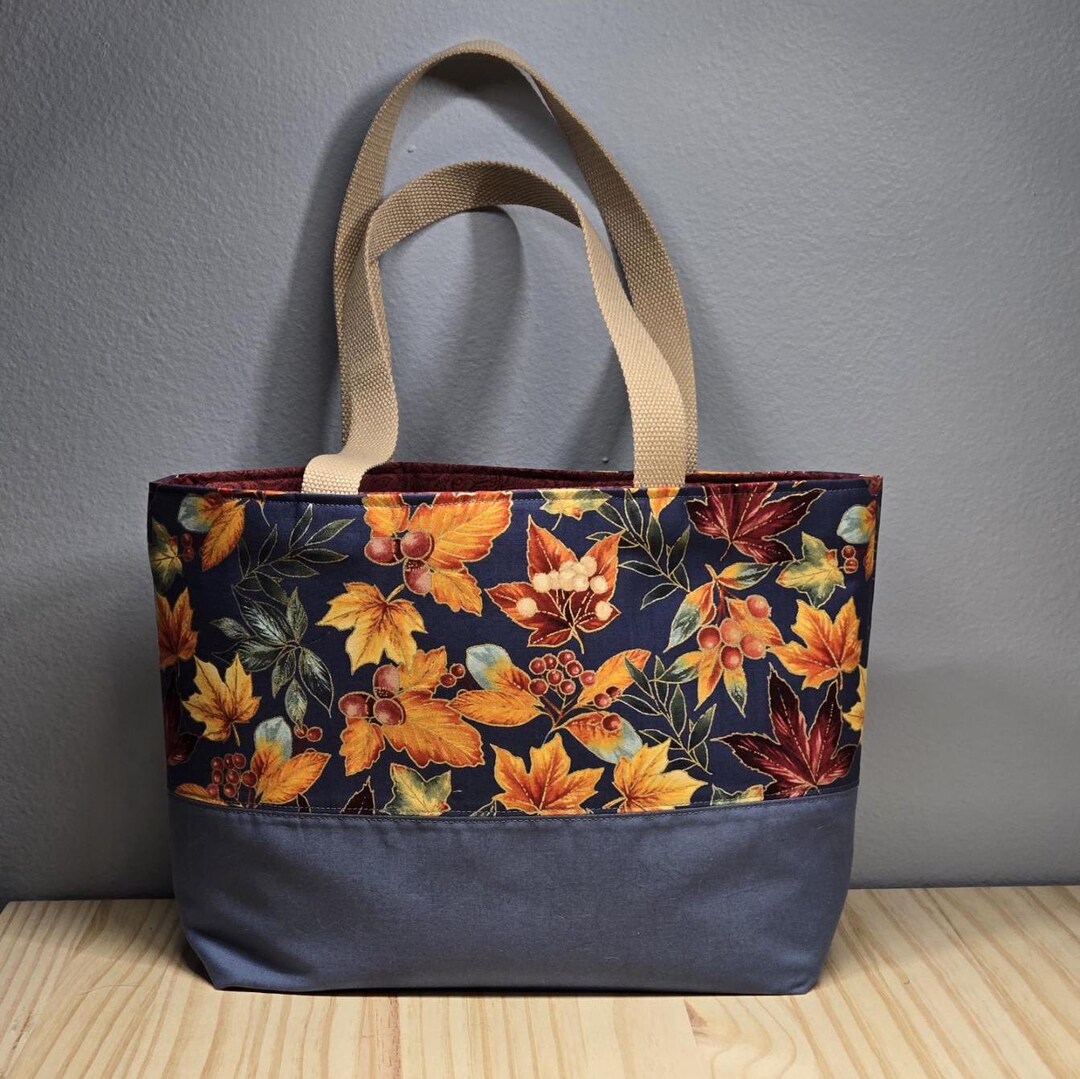 Handmade Tote Bag, Fabric Tote - Etsy