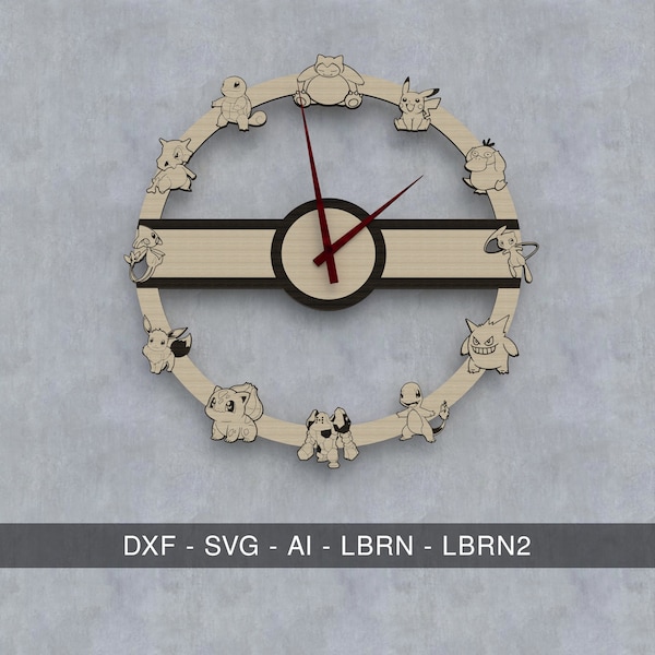 Laser Cut Clock - Etsy