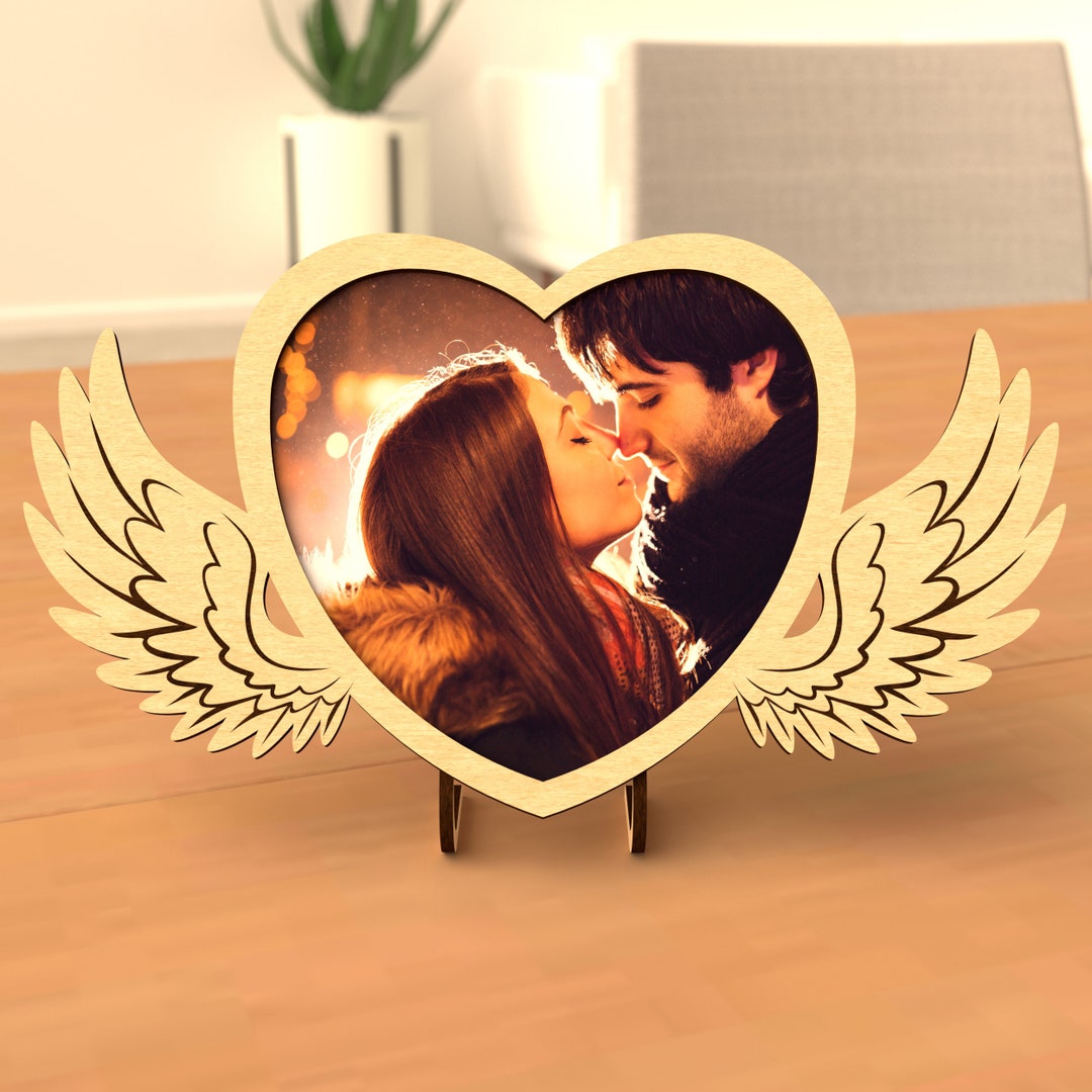 Heartfelt Wings Photo Frame Valentine's Day Gift Love Keepsake Files ...