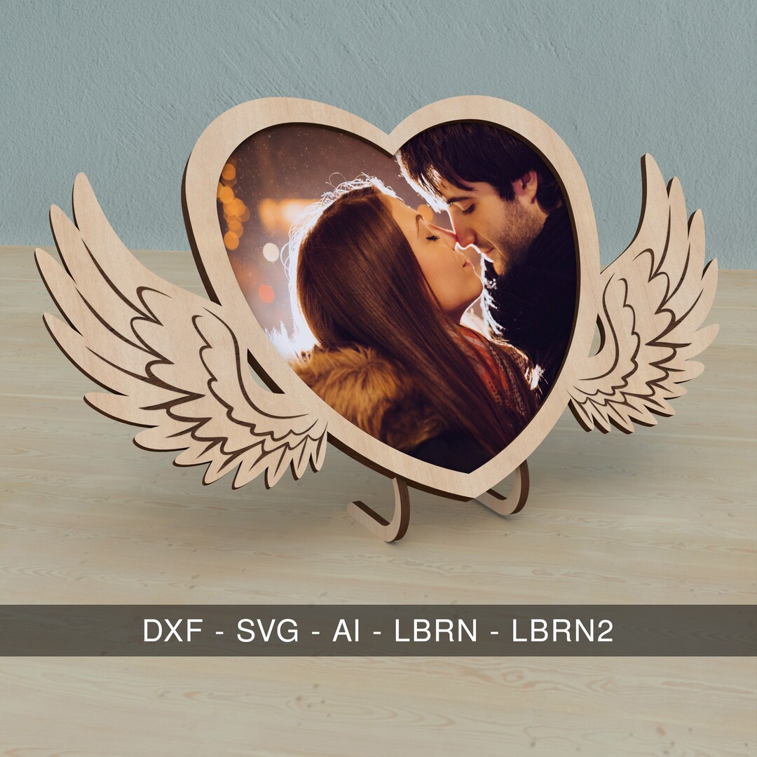 Heartfelt Wings Photo Frame | Valentine's Day Gift | Love Keepsake ...