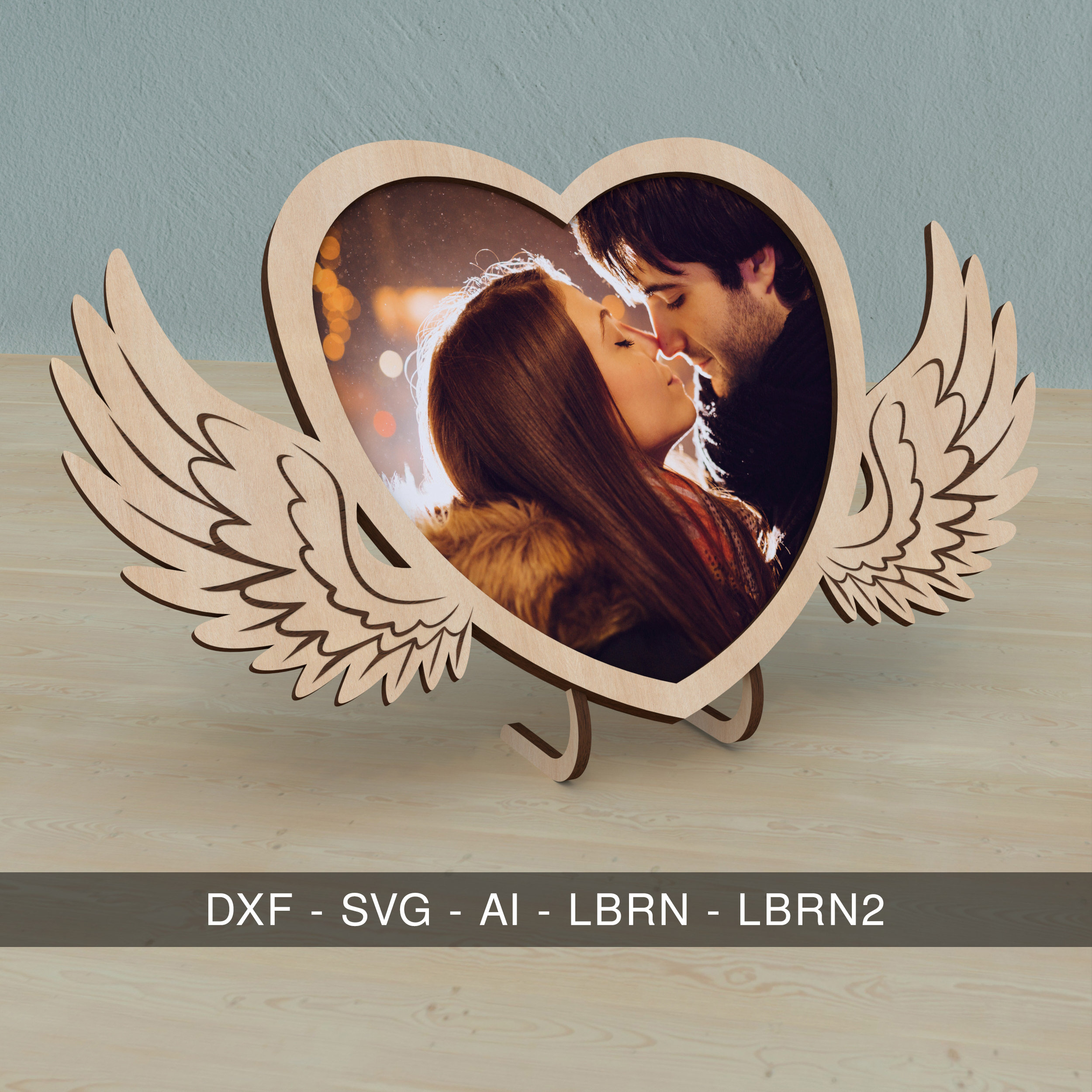 Heartfelt Wings Photo Frame | Valentine's Day Gift | Love Keepsake ...