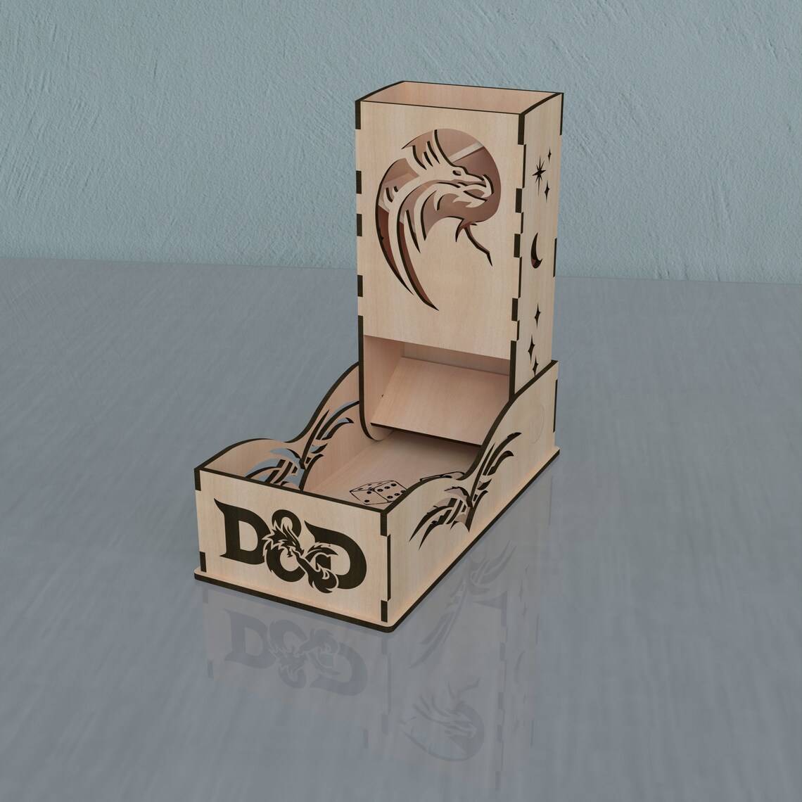 Dnd Dice Tower | Foldable Dice Tower | Portable Dice Tower | Dungeons ...