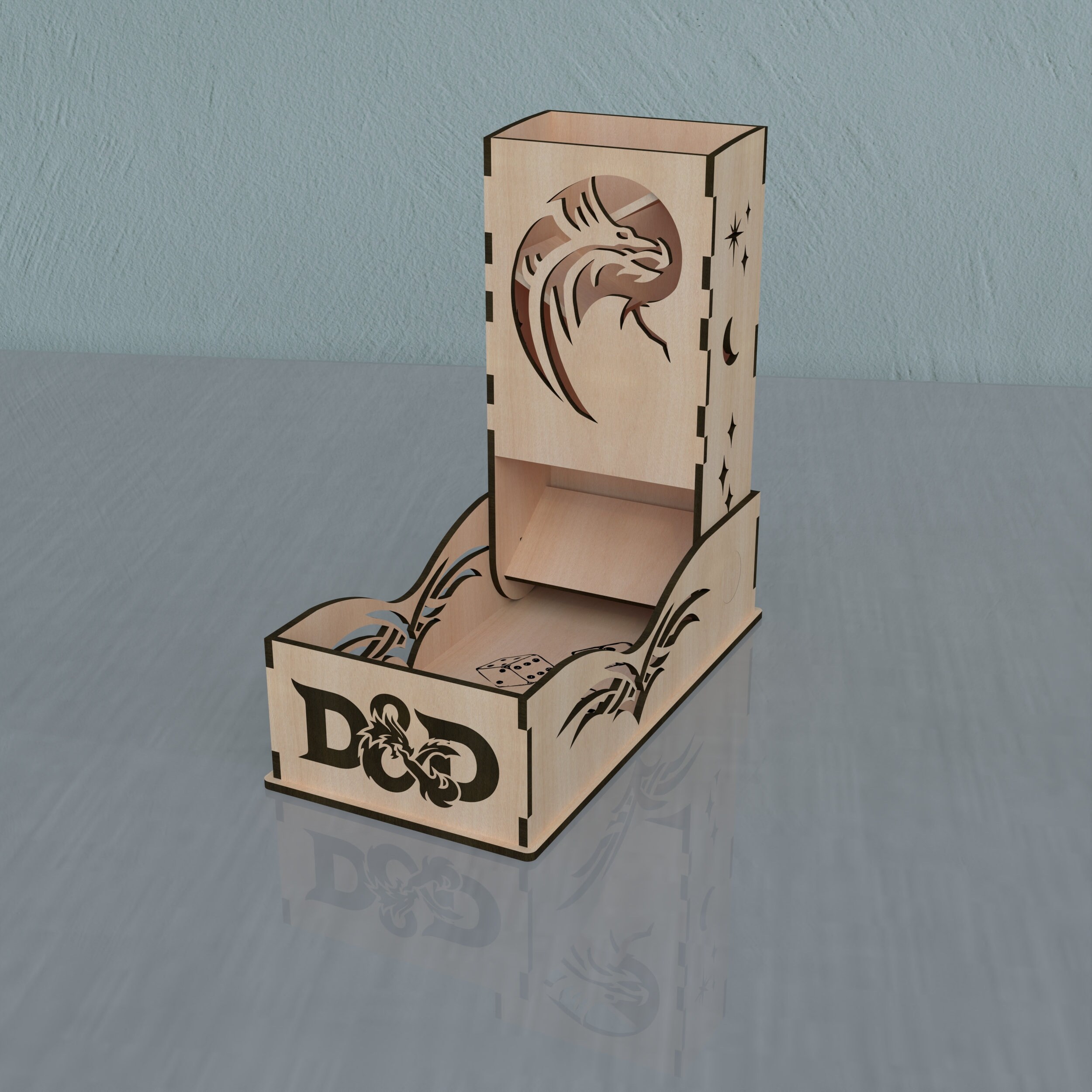 Dnd Dice Tower | Foldable Dice Tower | Portable Dice Tower | Dungeons ...