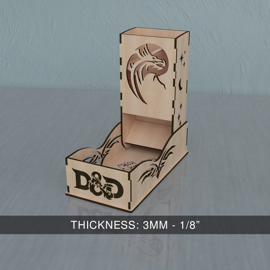 Dnd Dice Tower | Foldable Dice Tower | Portable Dice Tower | Dungeons ...