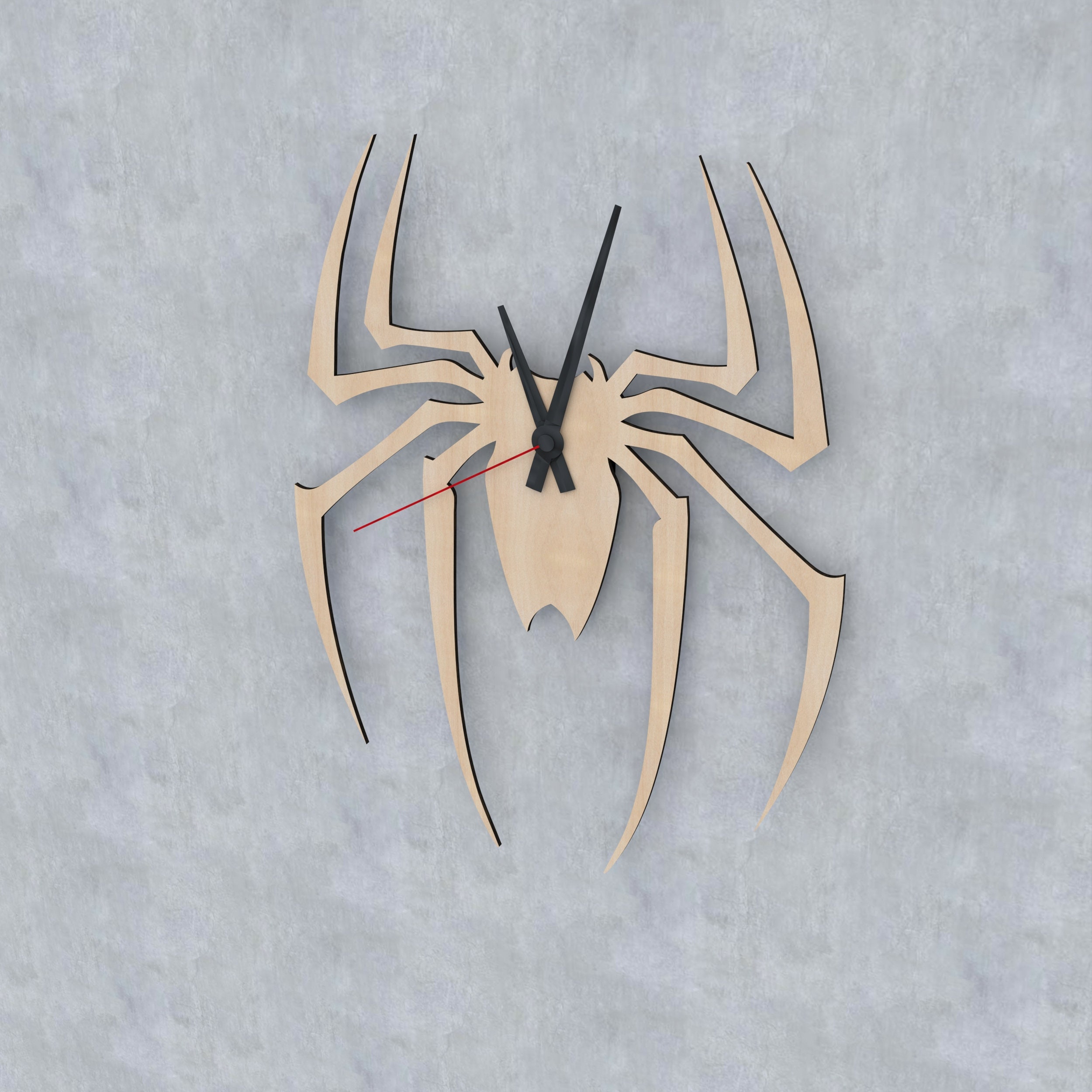 Spiderman Clock | Spiderman Calendar | Spiderman Wall Clock | Laser Cut ...