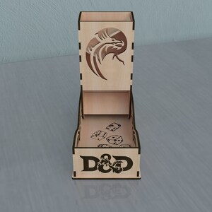 Dnd Dice Tower | Foldable Dice Tower | Portable Dice Tower | Dungeons ...