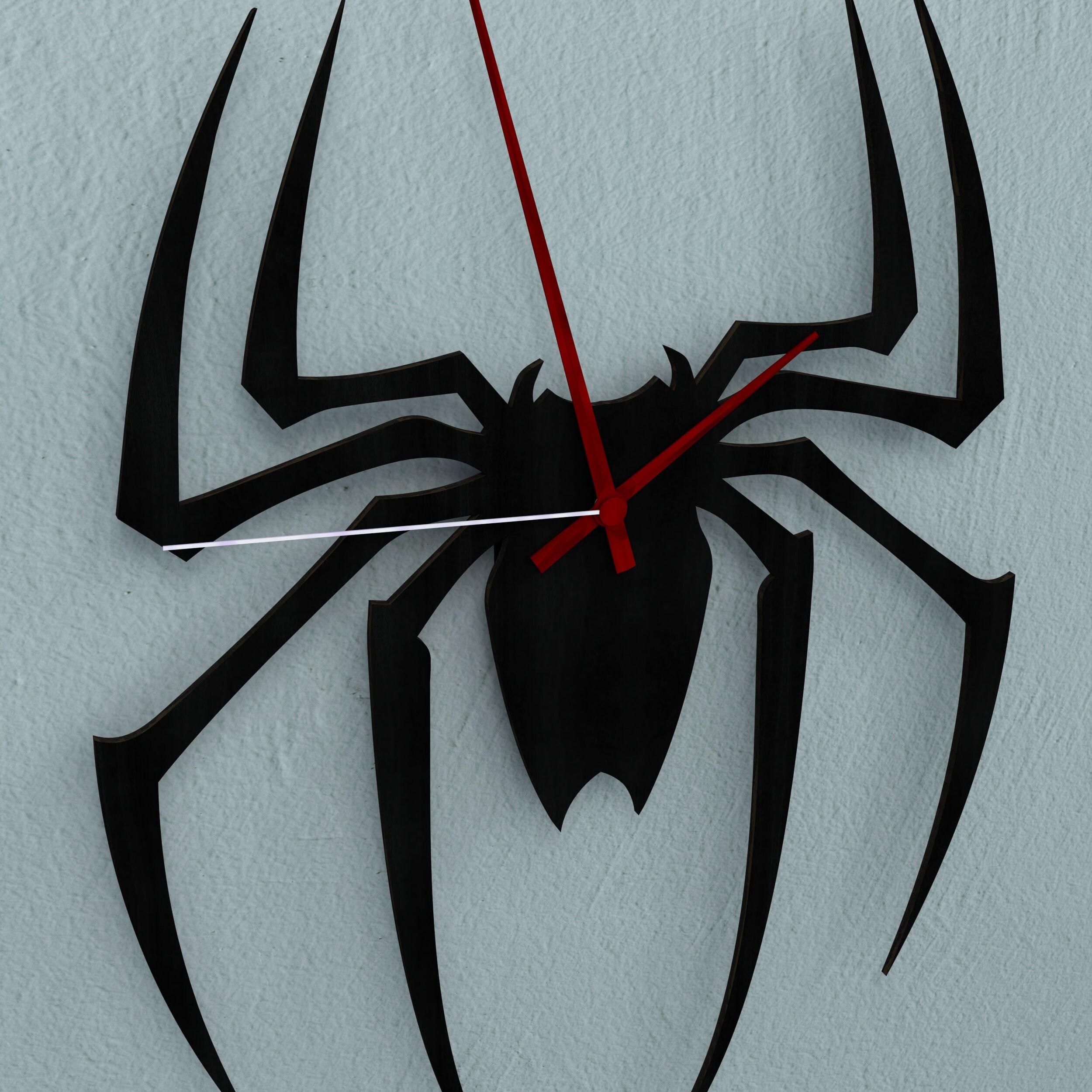 Spiderman Clock Spiderman Calendar Spiderman Wall Clock Laser Cut ...