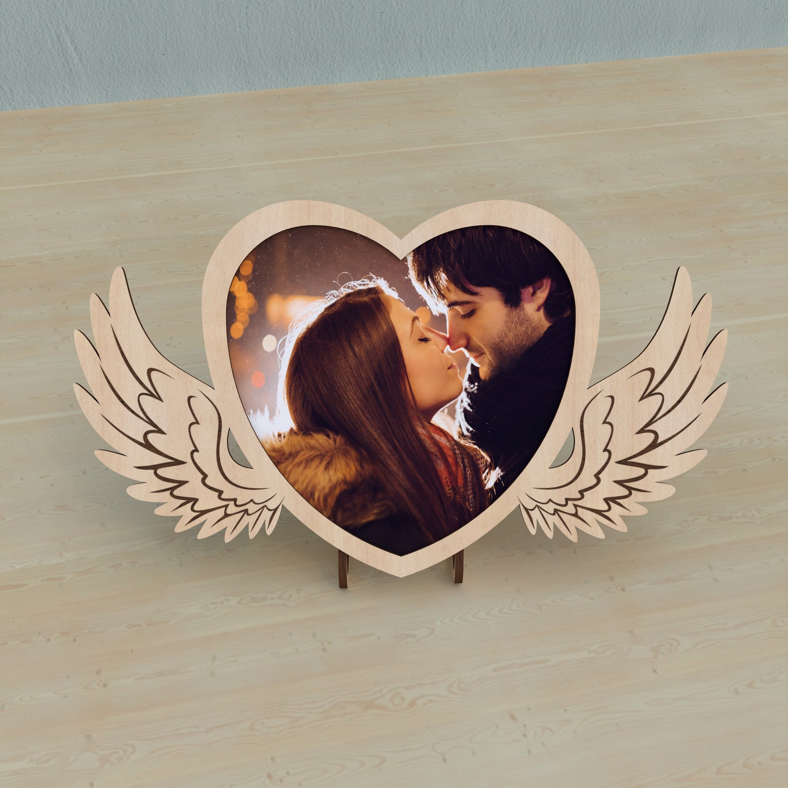 Heartfelt Wings Photo Frame | Valentine's Day Gift | Love Keepsake ...