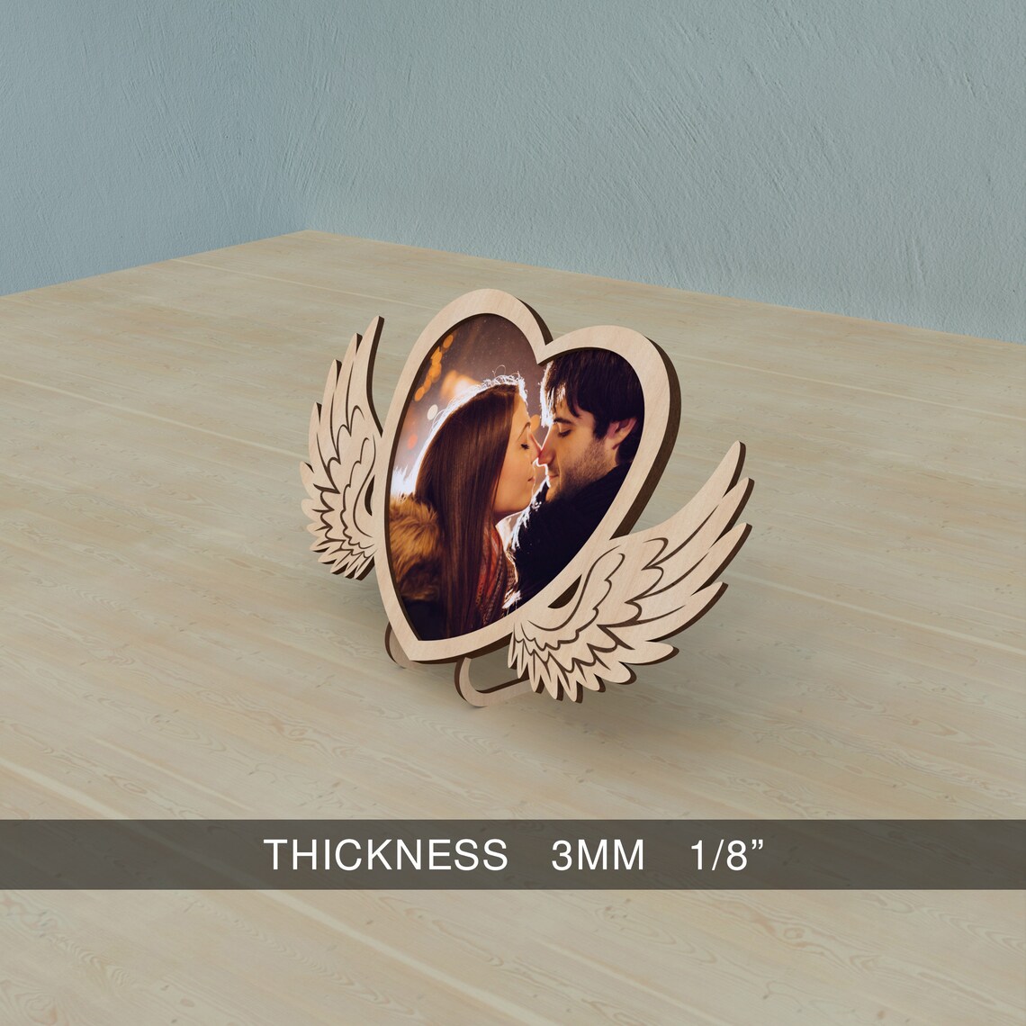 Heartfelt Wings Photo Frame | Valentine's Day Gift | Love Keepsake ...