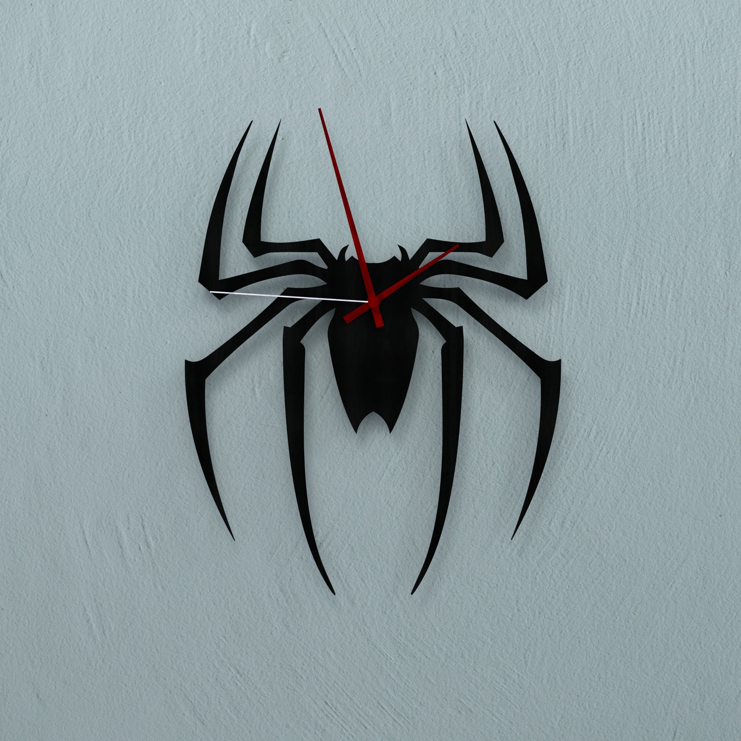 Spiderman Clock | Spiderman Calendar | Spiderman Wall Clock | Laser Cut ...