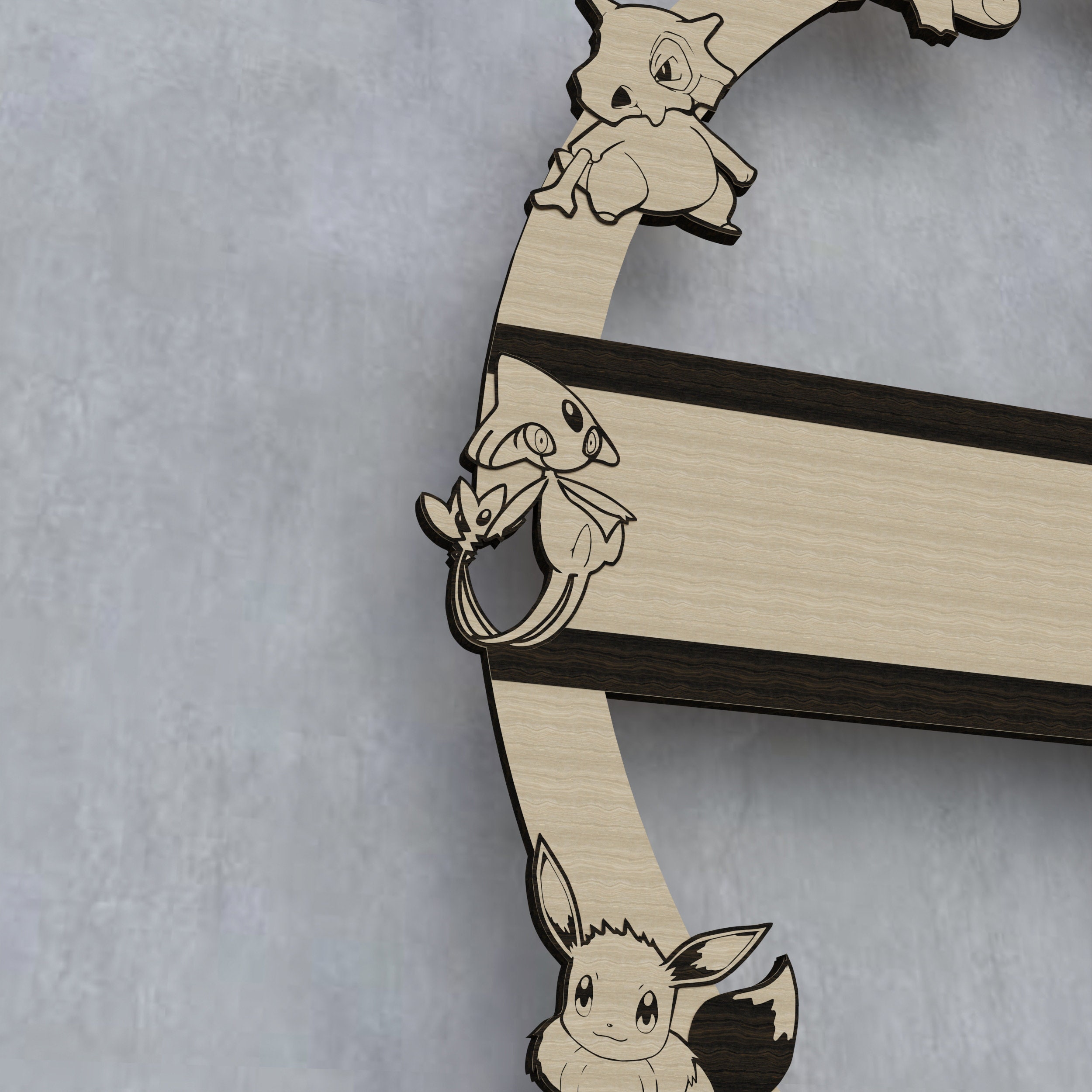 Pokemon Clock | Pokemon Calendar | Pokemon Wall Clock | Laser Cut ...