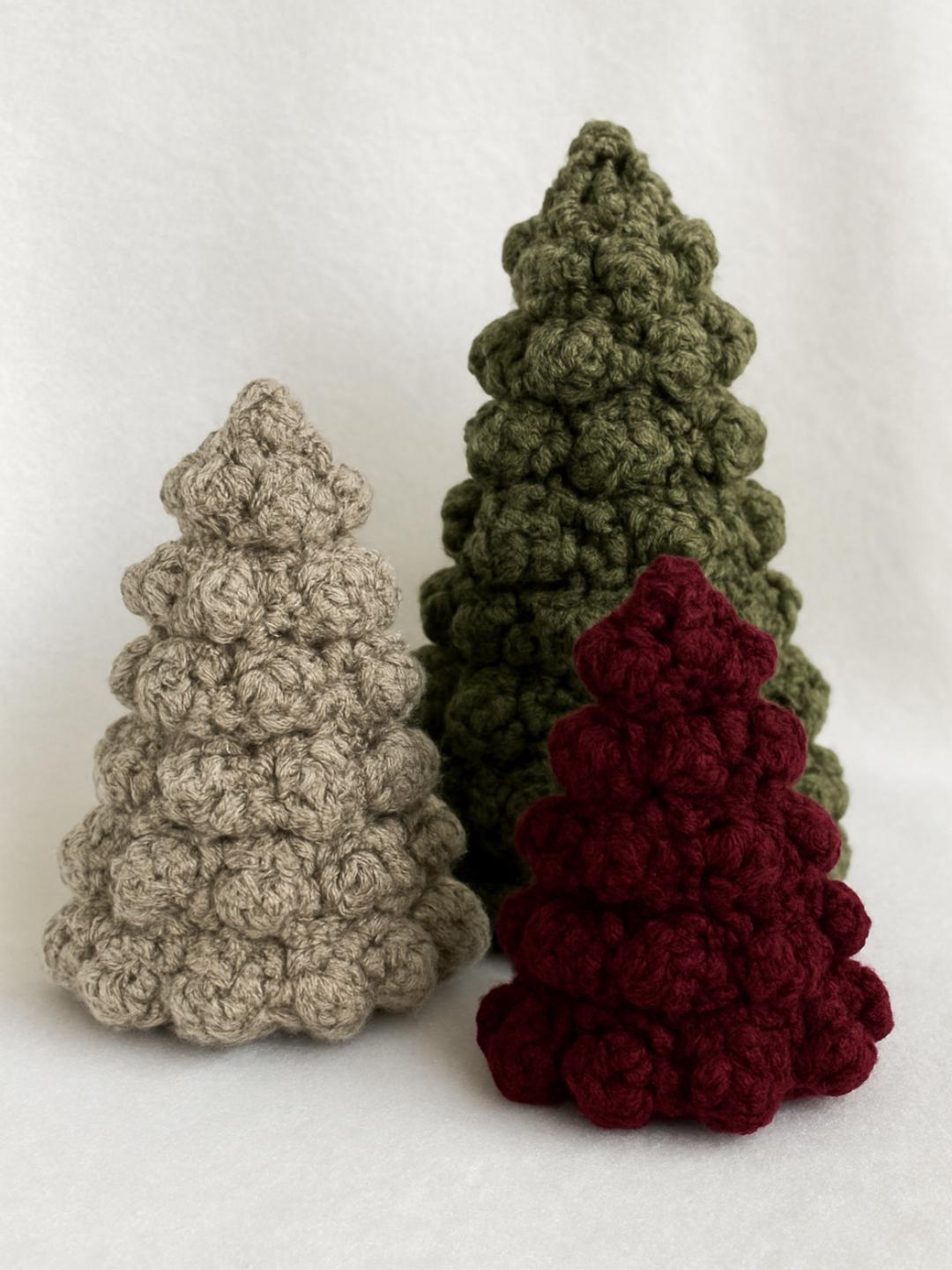 CROCHET PATTERN •• Christmas Trees •• Three Sizes Available •• Instant ...