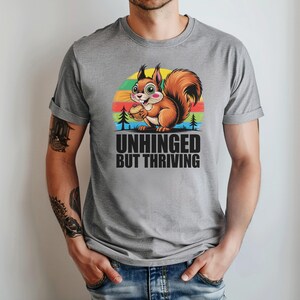 Cute Squirrel T-shirts, Retro Animal Tees, Funny Wildlife Shirt, Nature ...