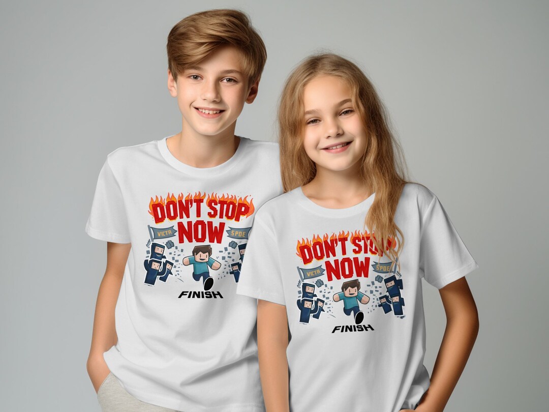 Gamer T-shirt Don't Stop Now Funny Gaming Tee Level up Retro Gamer Game ...