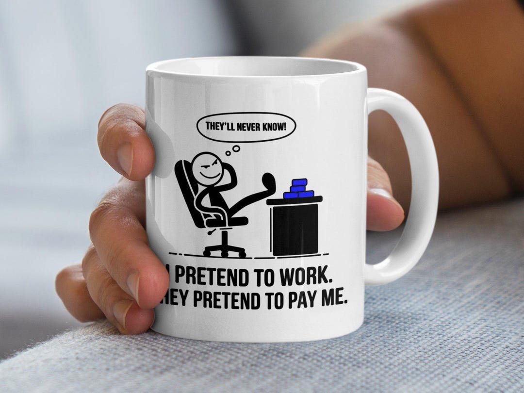 Funny Work Memes, Office Mug, Work From Home Gift, Humorous Coffee Cup ...