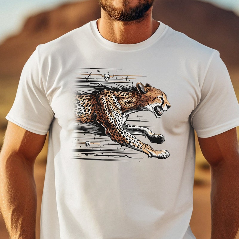 Cheetah Print Shirt Men - Etsy
