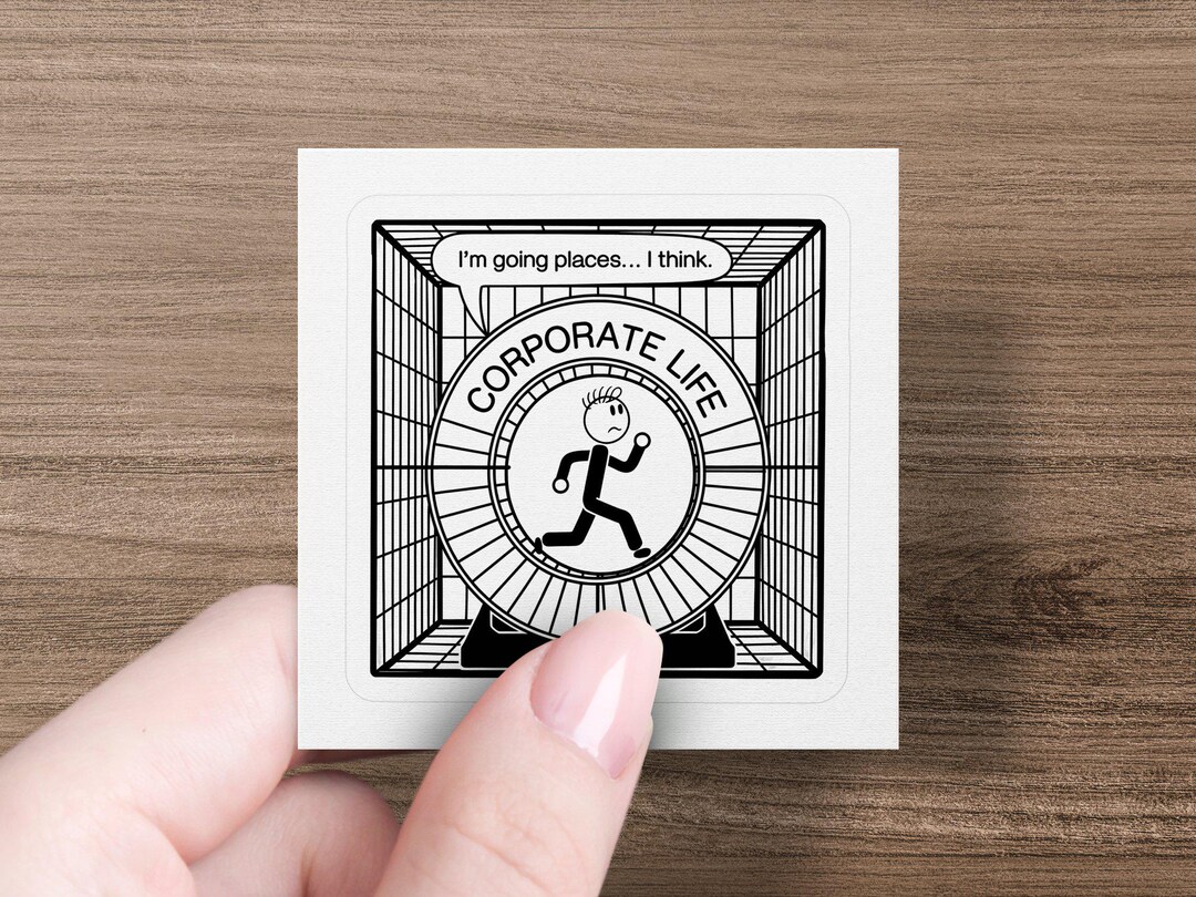Funny Work Themed Stickers, Work Jokes Stickers, Corporate Life Humor ...