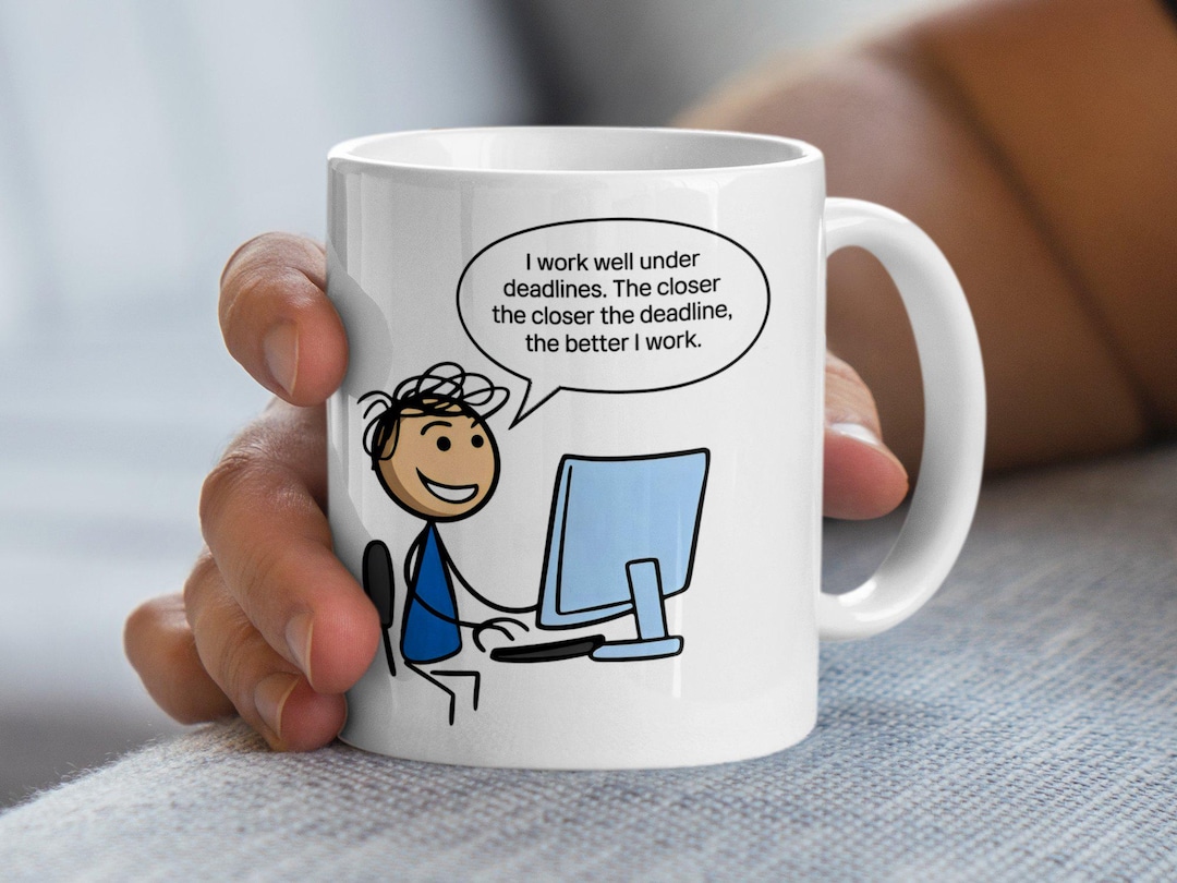 Work Jokes Mug, Corporate Gift Idea, Funny Work Quotes, Gag Gifts for ...