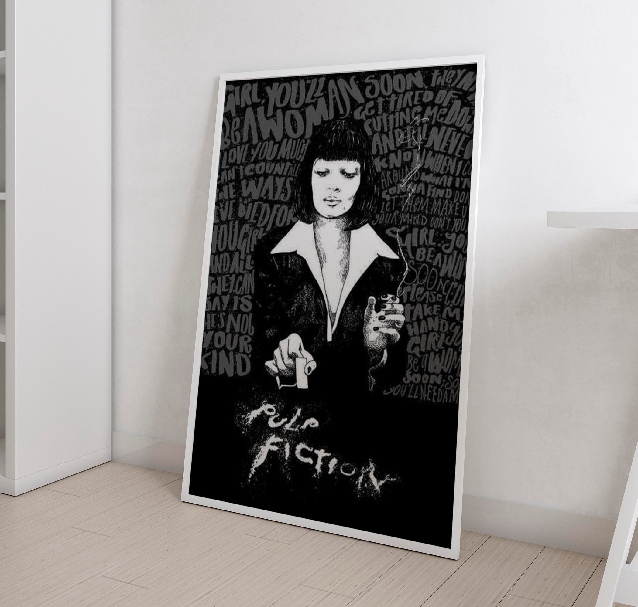 Movie Canvas, Pulp Fiction Movie Canvas, Pulp Fiction, Pulp Fiction ...