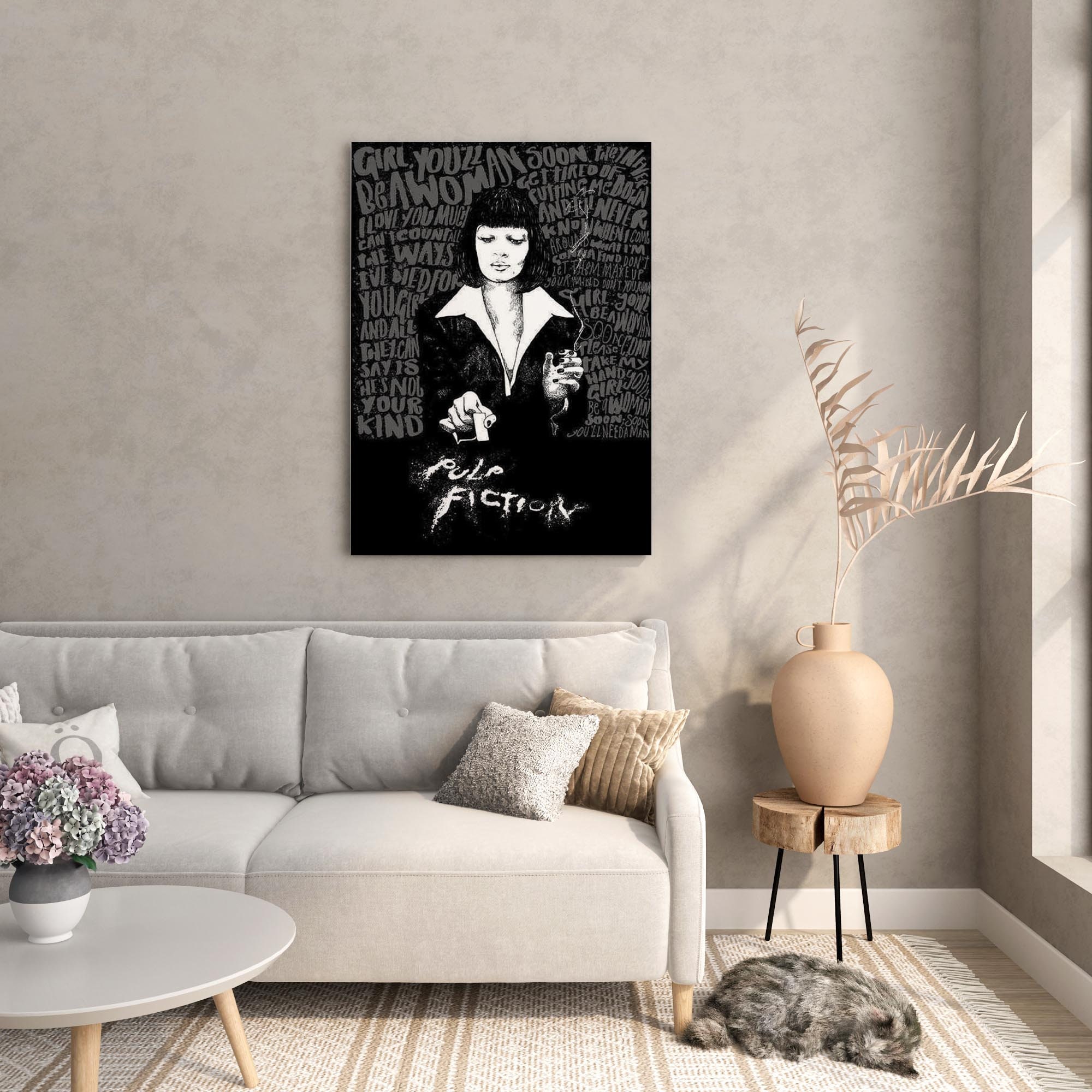 Movie Canvas, Pulp Fiction Movie Canvas, Pulp Fiction, Pulp Fiction ...
