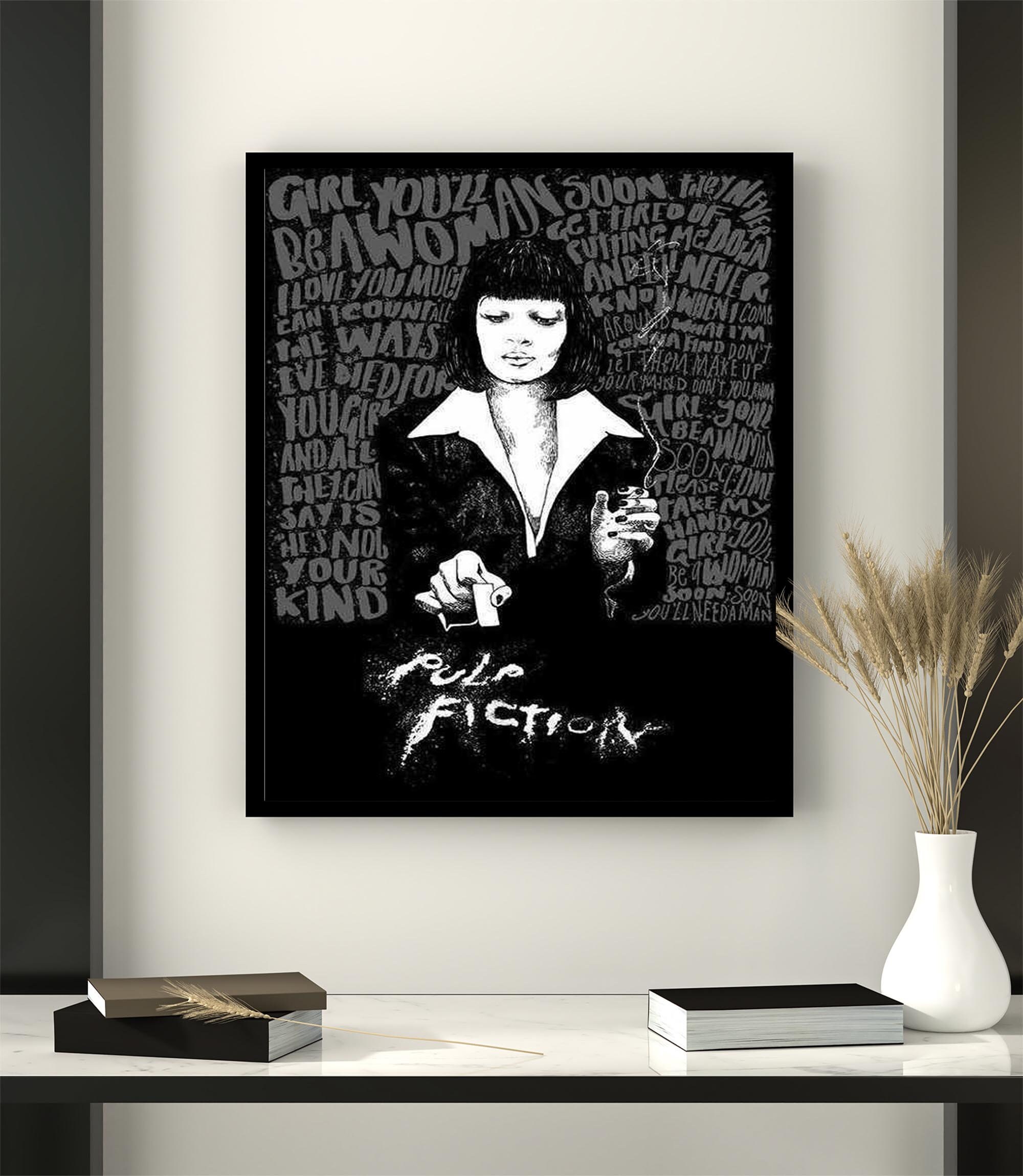 Movie Canvas, Pulp Fiction Movie Canvas, Pulp Fiction, Pulp Fiction ...
