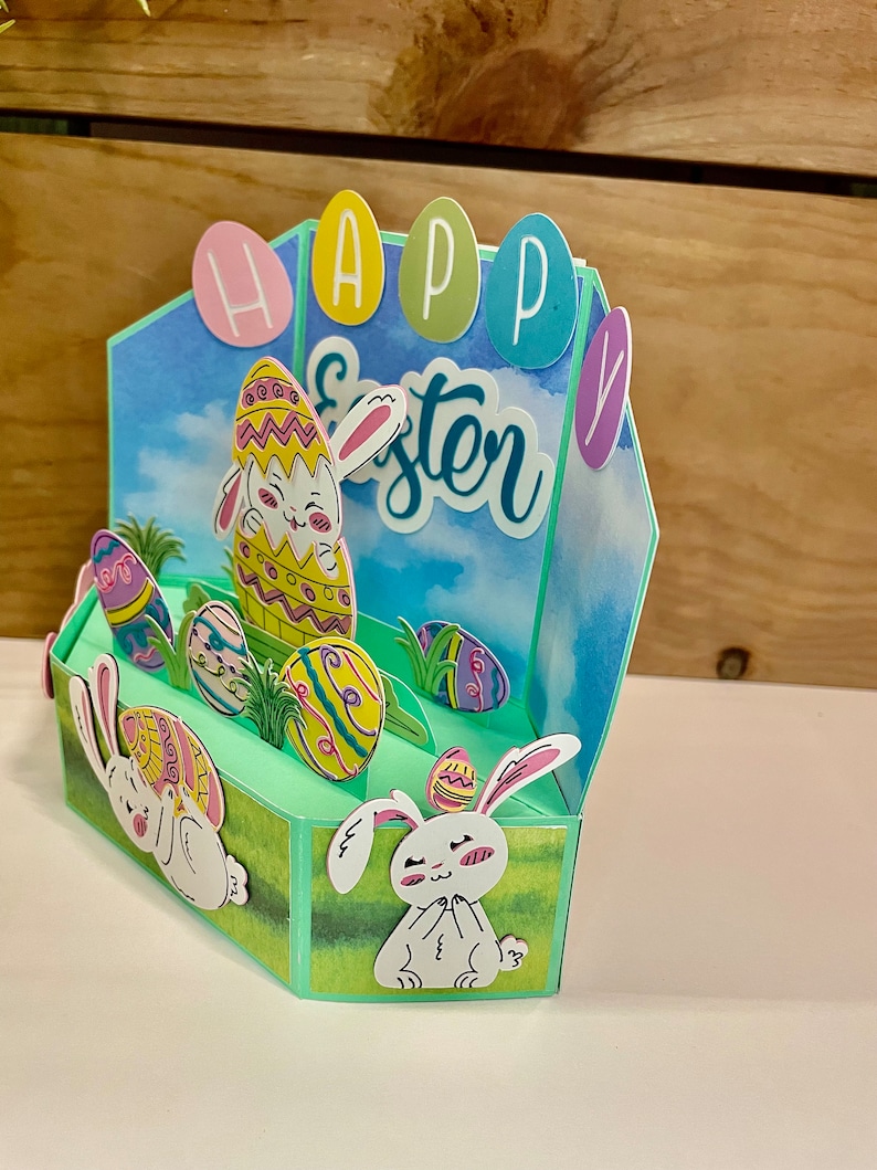 Happy Easter Pop up Card - Etsy