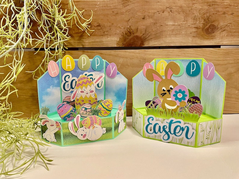 Happy Easter Pop up Card - Etsy