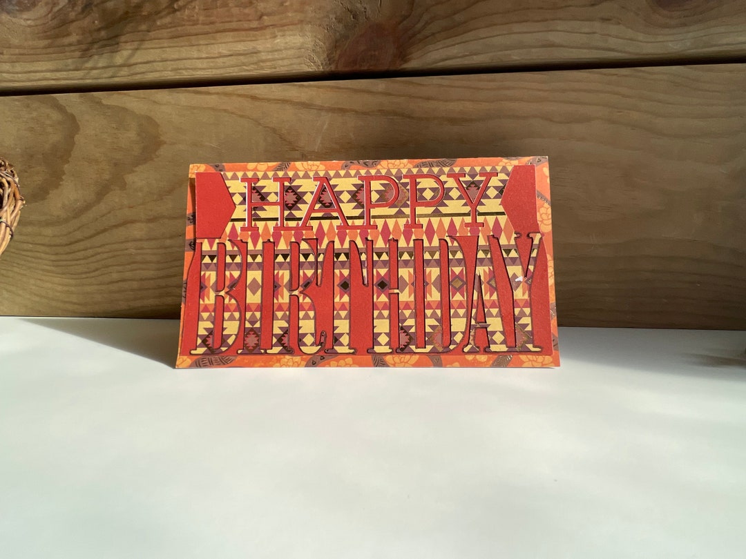 SW Happy Birthday Gift Card Holder - Etsy