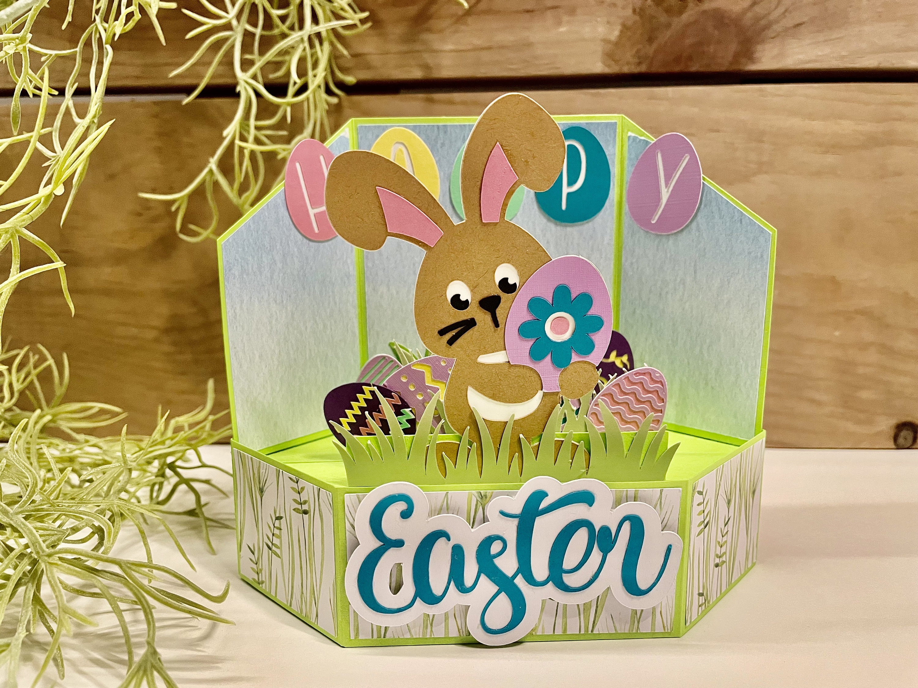 Happy Easter Pop up Card - Etsy