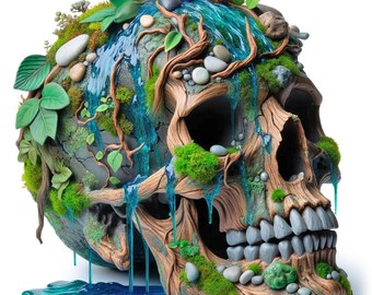 Leprechaun's Luck Skull Design Downloadable Print Ready Digital Skull ...