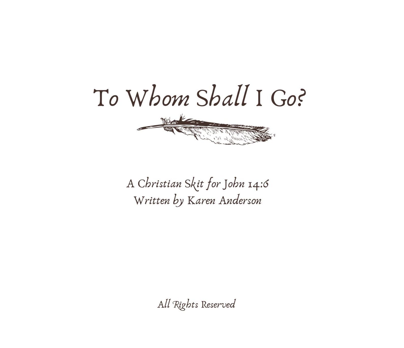 Christian Women's Ministry Skit: Printable Scripture-based Drama (PDF ...
