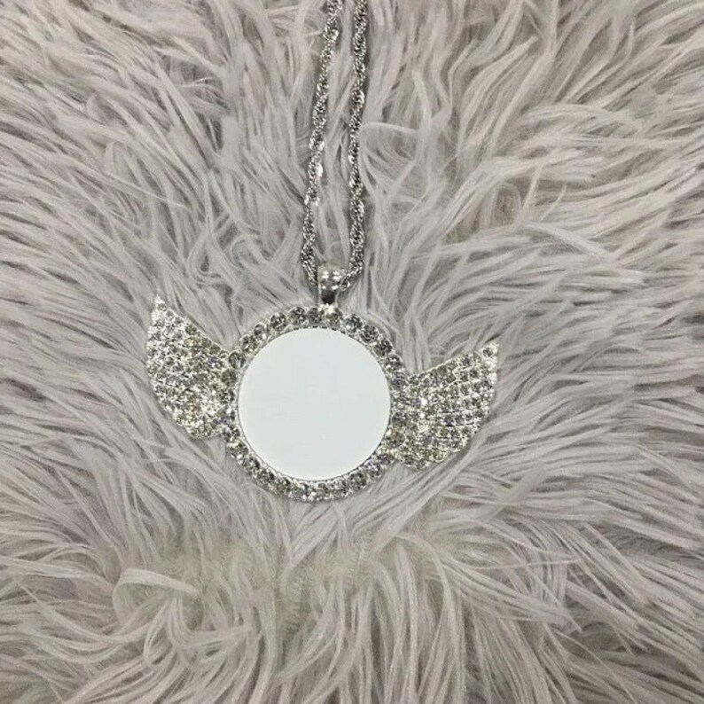 Pack of 3 Angel Wings Sublimation Necklace Blanks - Etsy