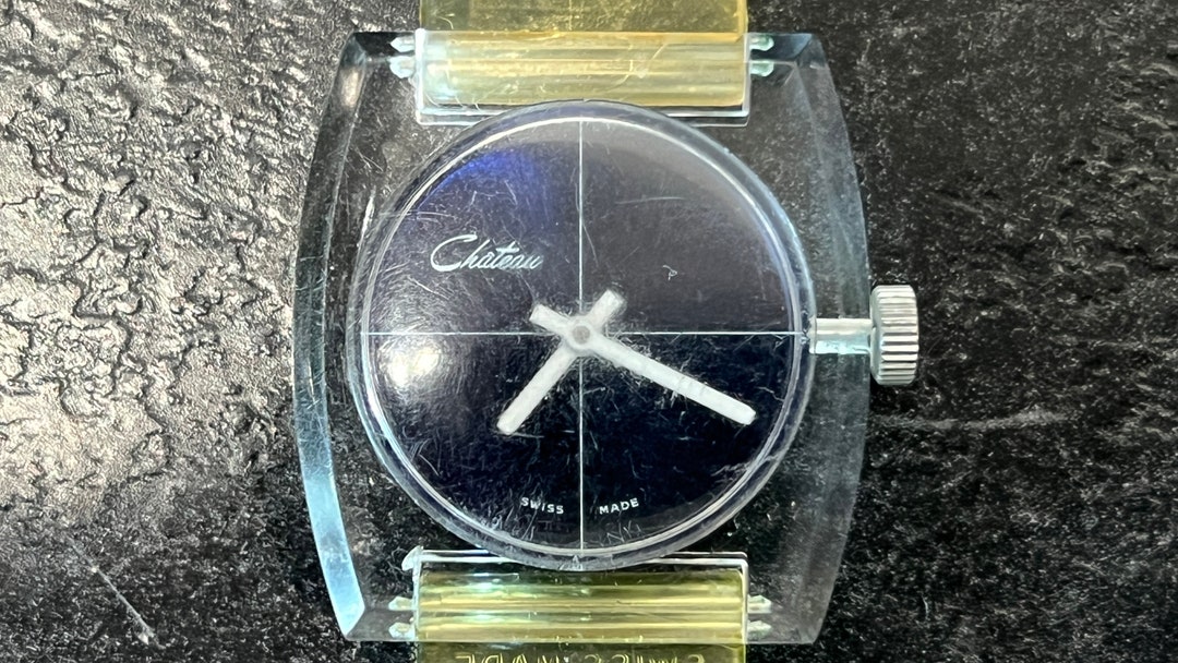 Vintage Analog Chateau Swiss Made Mechanical Wind-up Watch Unisex Women ...