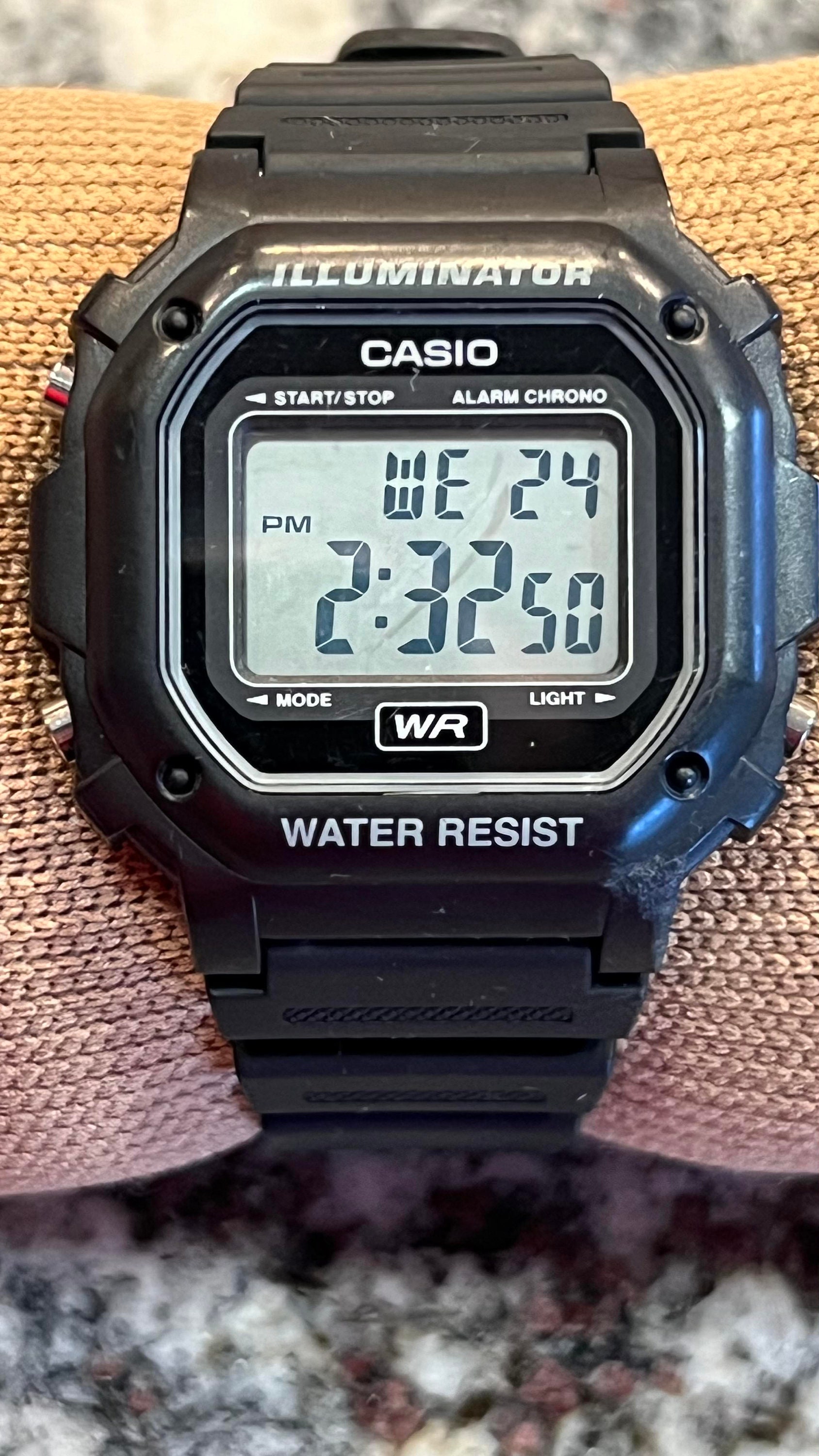 Vintage Casio Classic Watch Digital Illuminator Indiglo Black ...