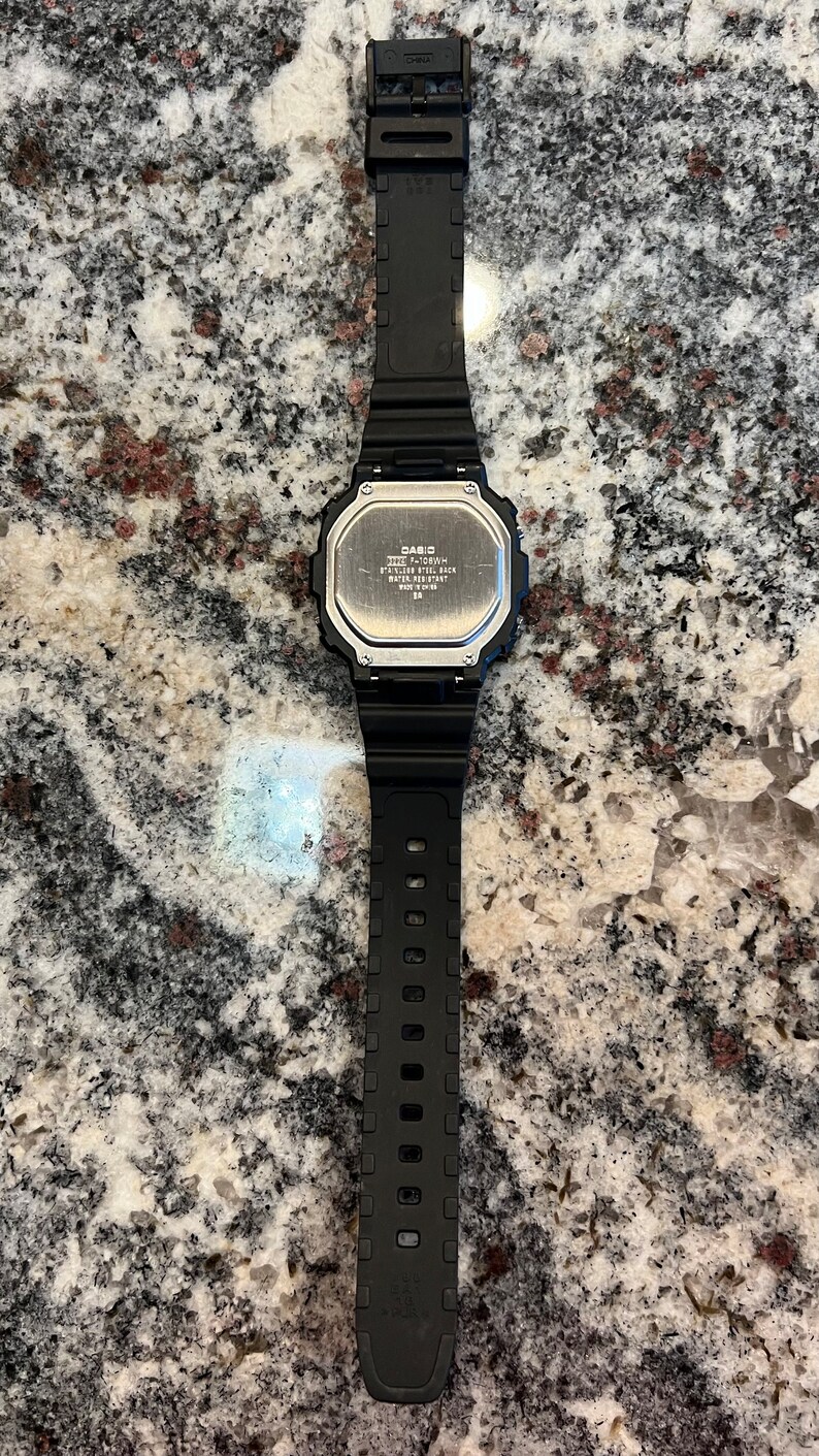 Vintage Casio Classic Watch Digital Illuminator Indiglo Black ...