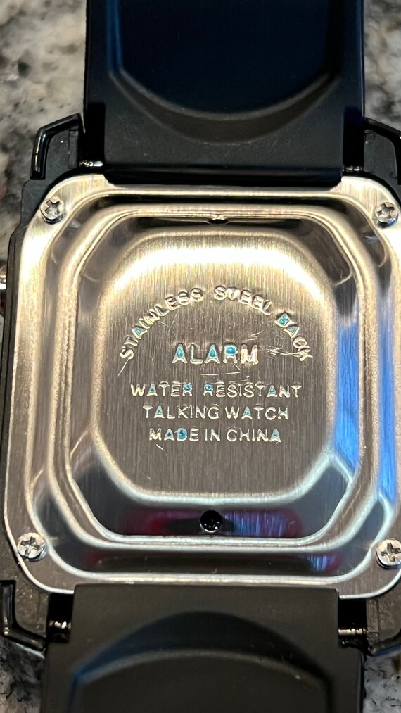 Vintage Men's Xinjia Talking Digital and Analog Watch… - Gem