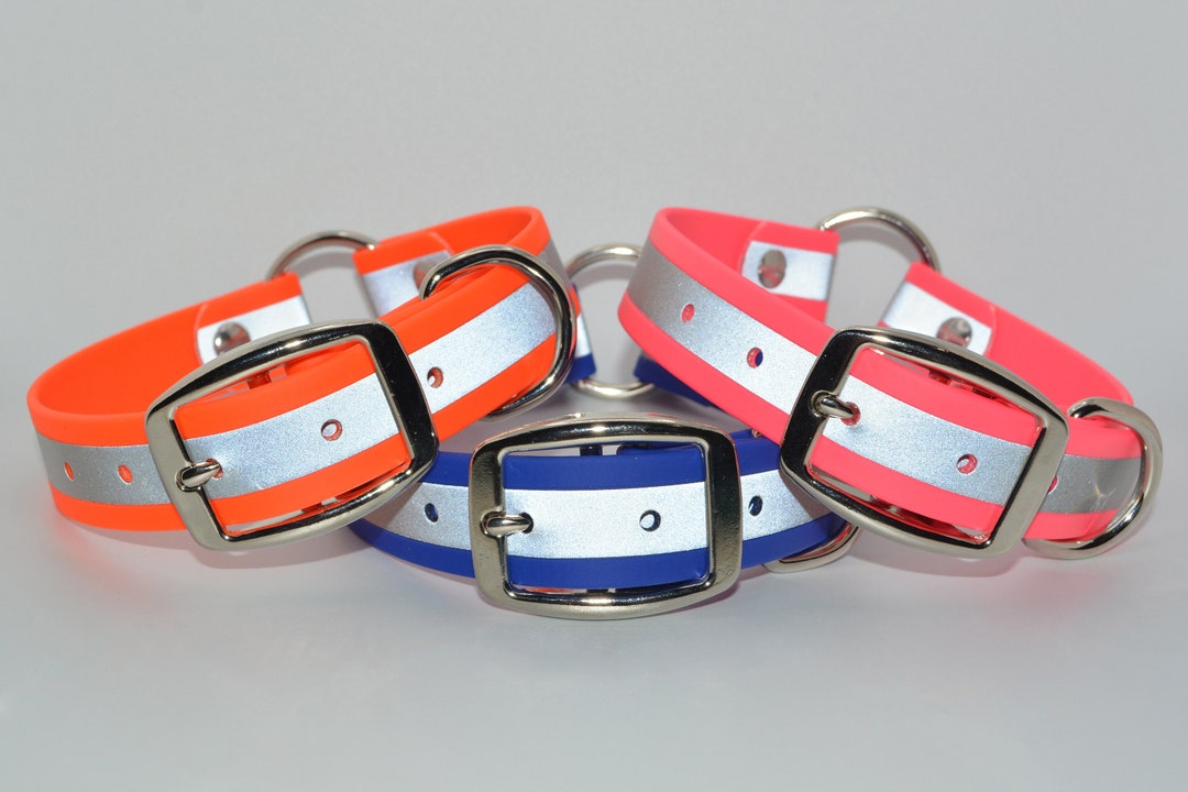 Reflective Biothane® Dog Collar - Etsy