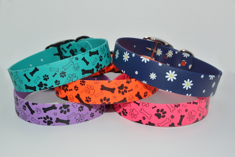 Printed Biothane® Dog Collar - Etsy