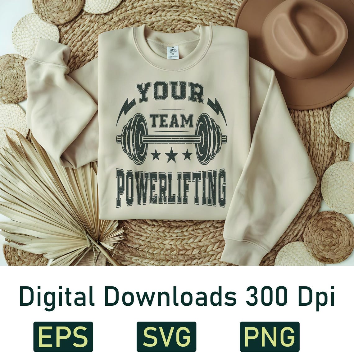 Powerlifting Svg Eps Png, Svg, Eps, Png, Cut File, Powerlifting ...