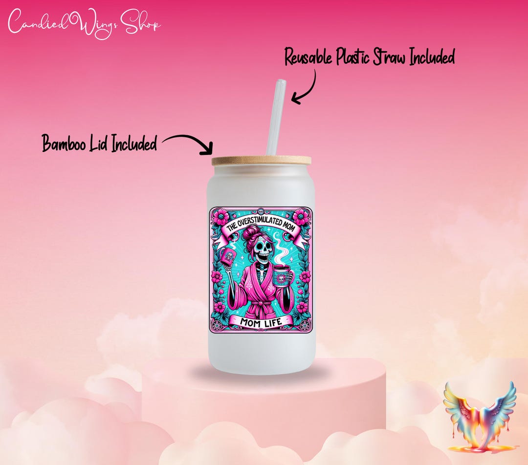 Mom Life Tarot Card Tumbler, Tarot Cup, Spiritual Tumbler, Mystic ...