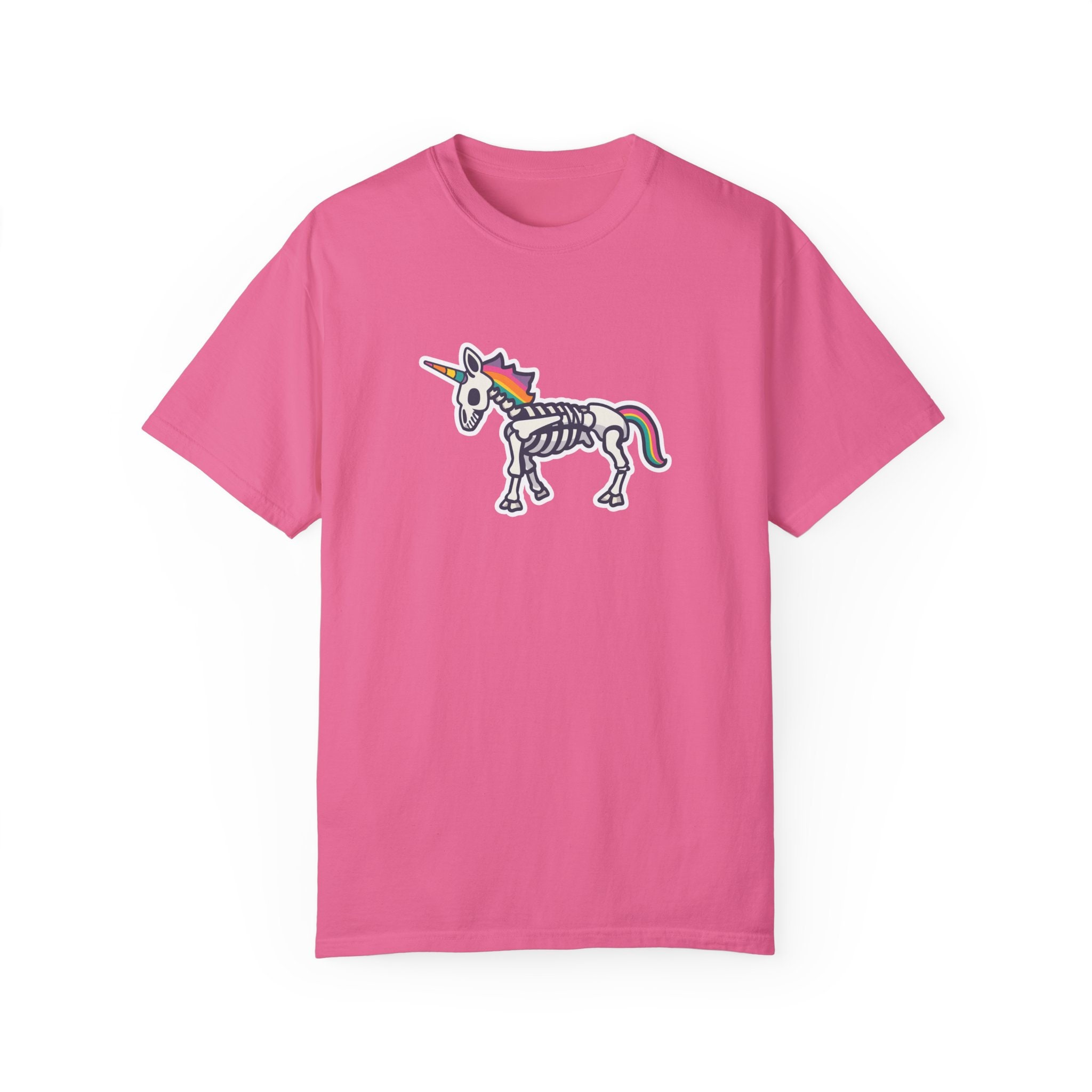 Bones and Rainbows: 'spectral Equus' Unicorn-inspired Garment-dyed T ...
