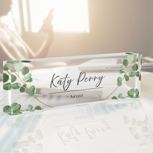 Desk Name Plate - Etsy