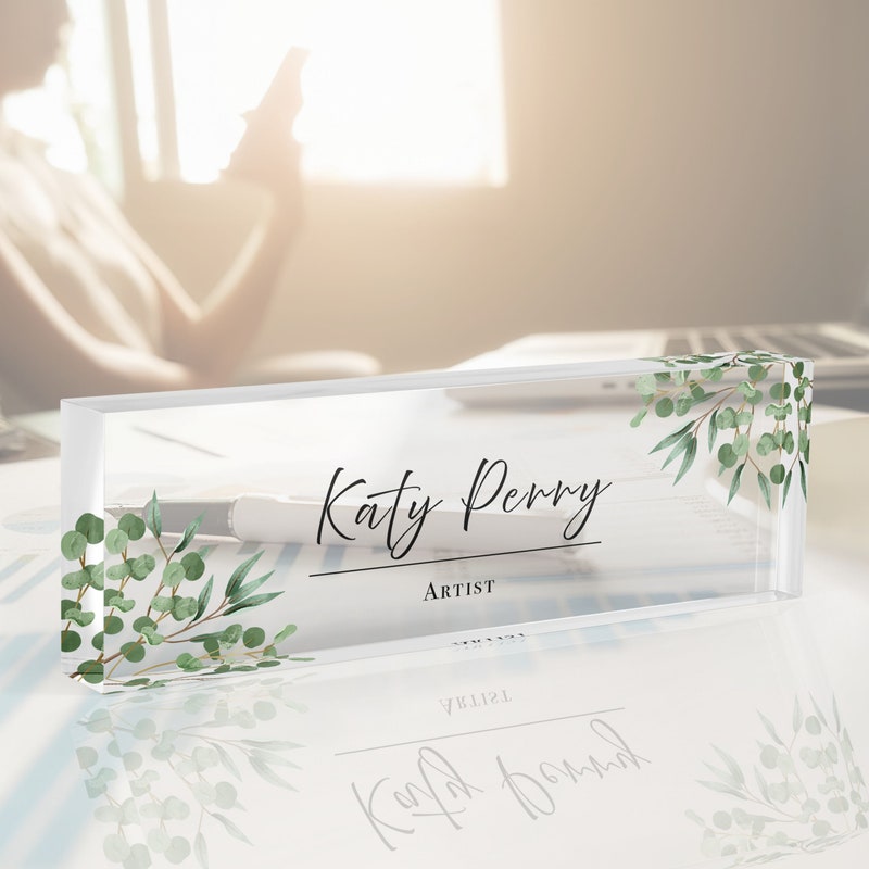 Teacher Name Plate - Etsy