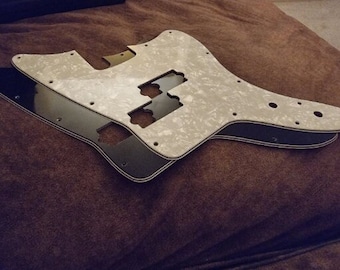 Mark Hoppus Style Jaguar Bass Pickguard Designed to Fit Squier Affinity ...